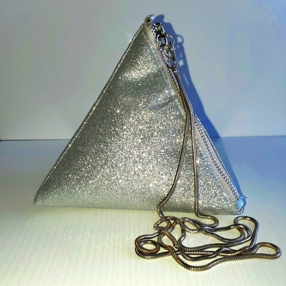 bebe | Bags | Bebe Sparkly Pyramid Purse | Poshmark
